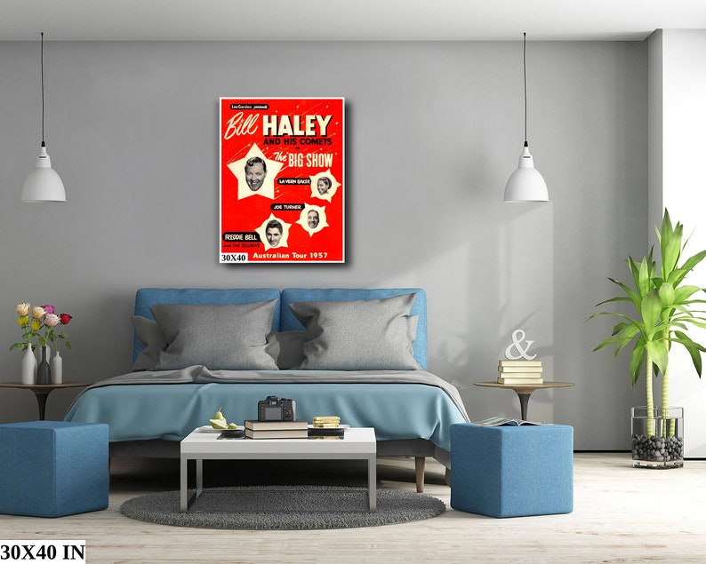 Bill Haley 1957 Tour Poster - Etsy