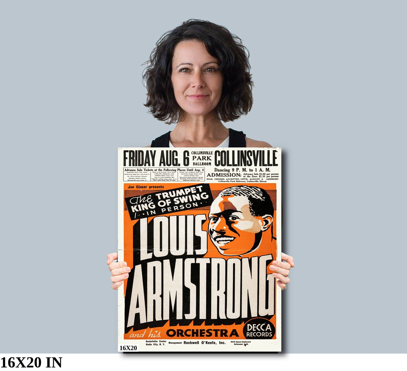 Louis Armstrong Trumpet King of Swing - Etsy