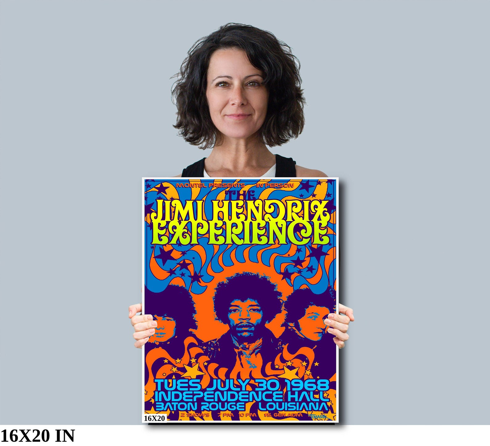 Jimi Hendrix July 30, 1968 - Etsy