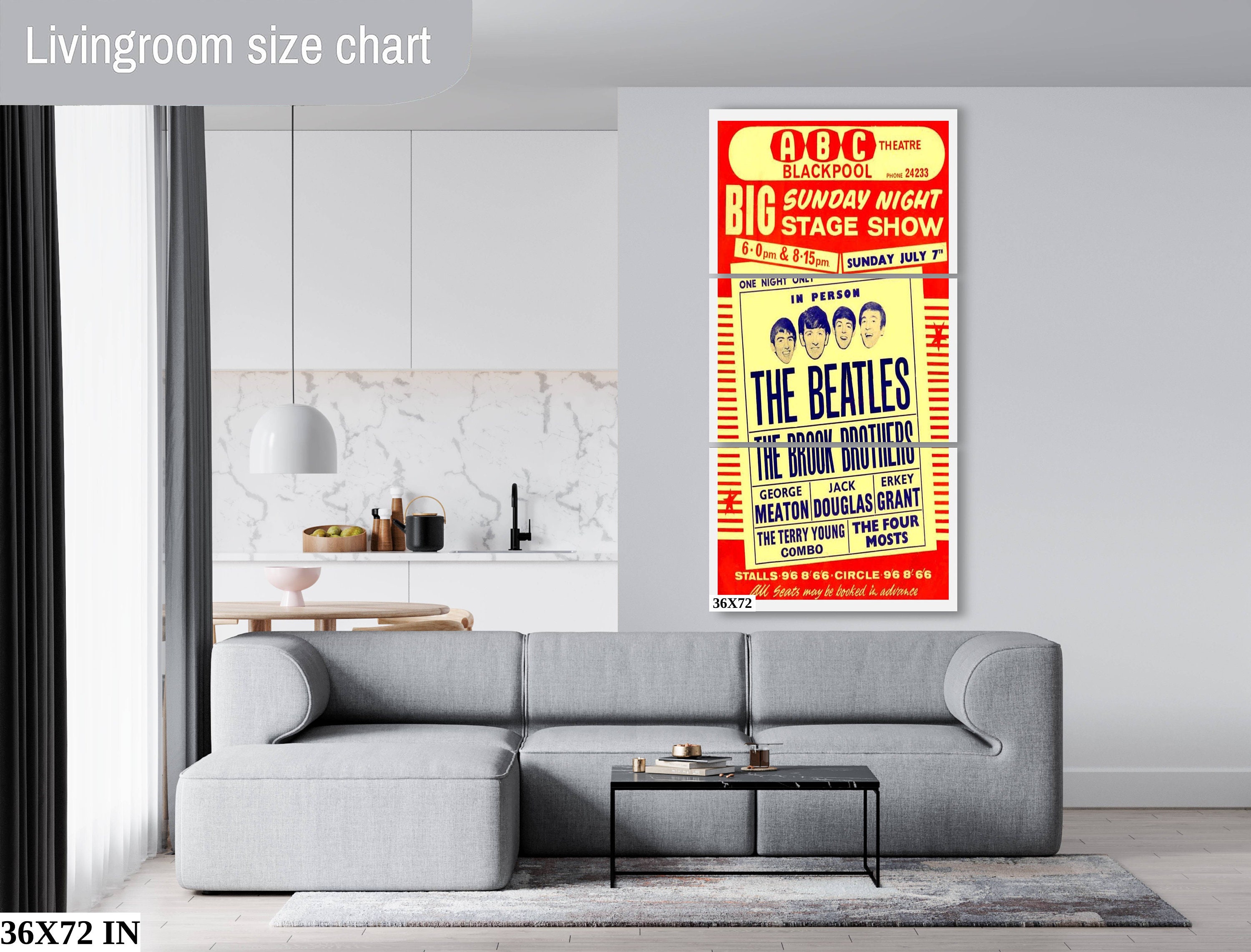 The Beatles - ABC Blackpool - Etsy