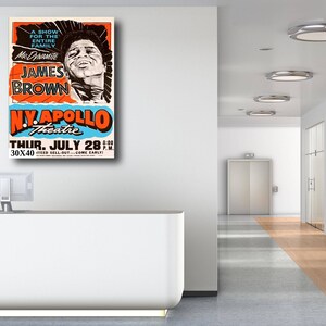 James Brown - New York Apollo - Etsy