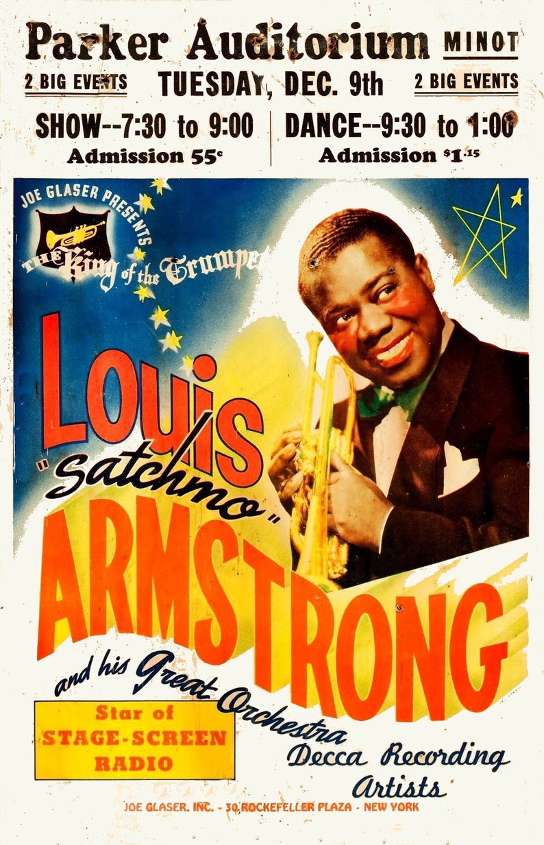 Louis Armstrong - Etsy