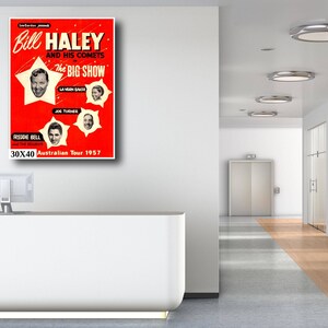 Bill Haley 1957 Tour Poster - Etsy