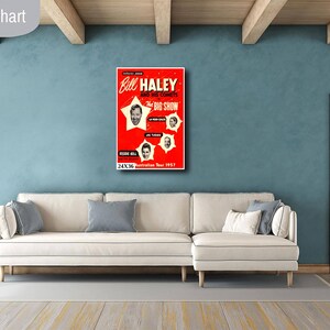 Bill Haley 1957 Tour Poster - Etsy
