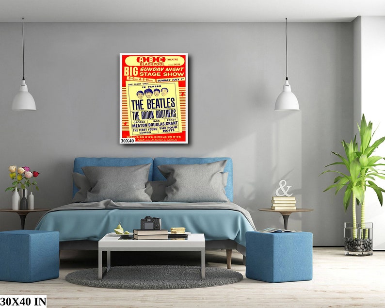 The Beatles - ABC Blackpool - Etsy