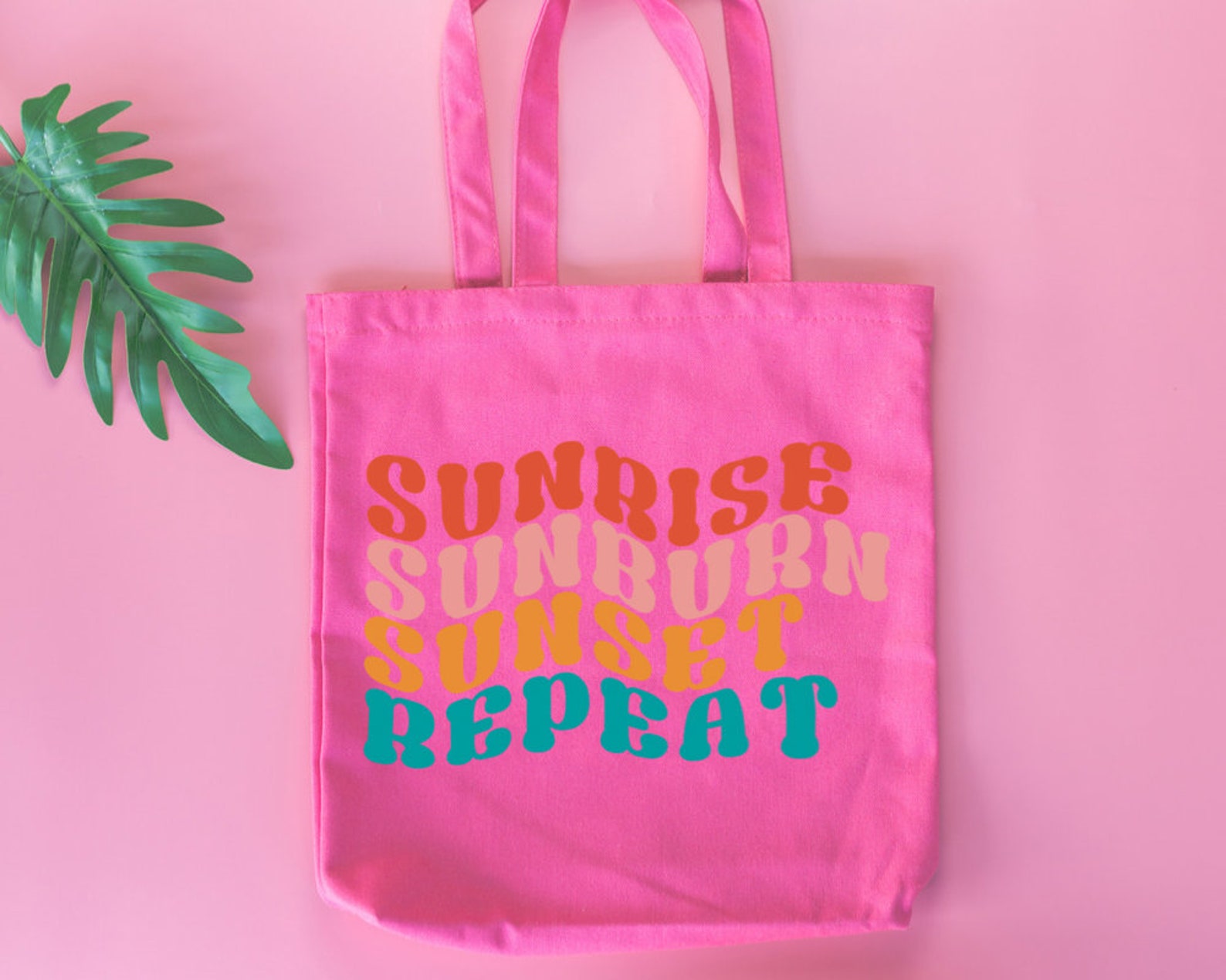 Sunrise Sunburn Sunset Repeat SVG Vintage Text Wavy Retro - Etsy
