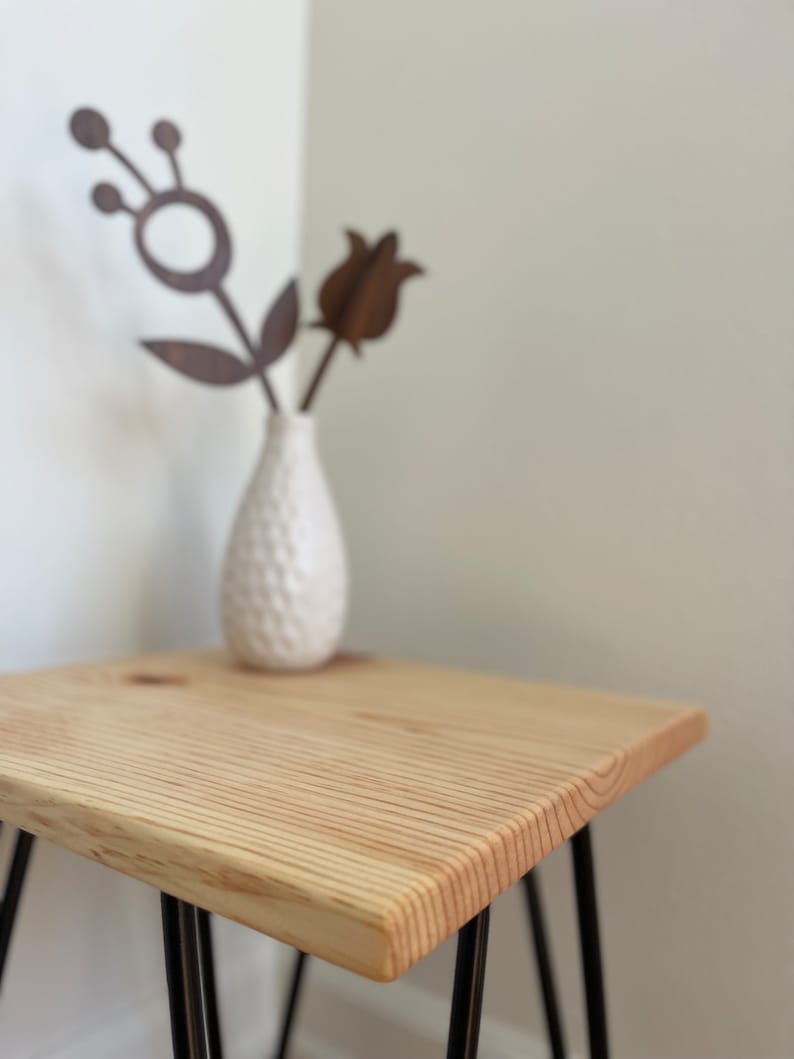 Light Pine, Wood, Accent, Stand, Table - Etsy