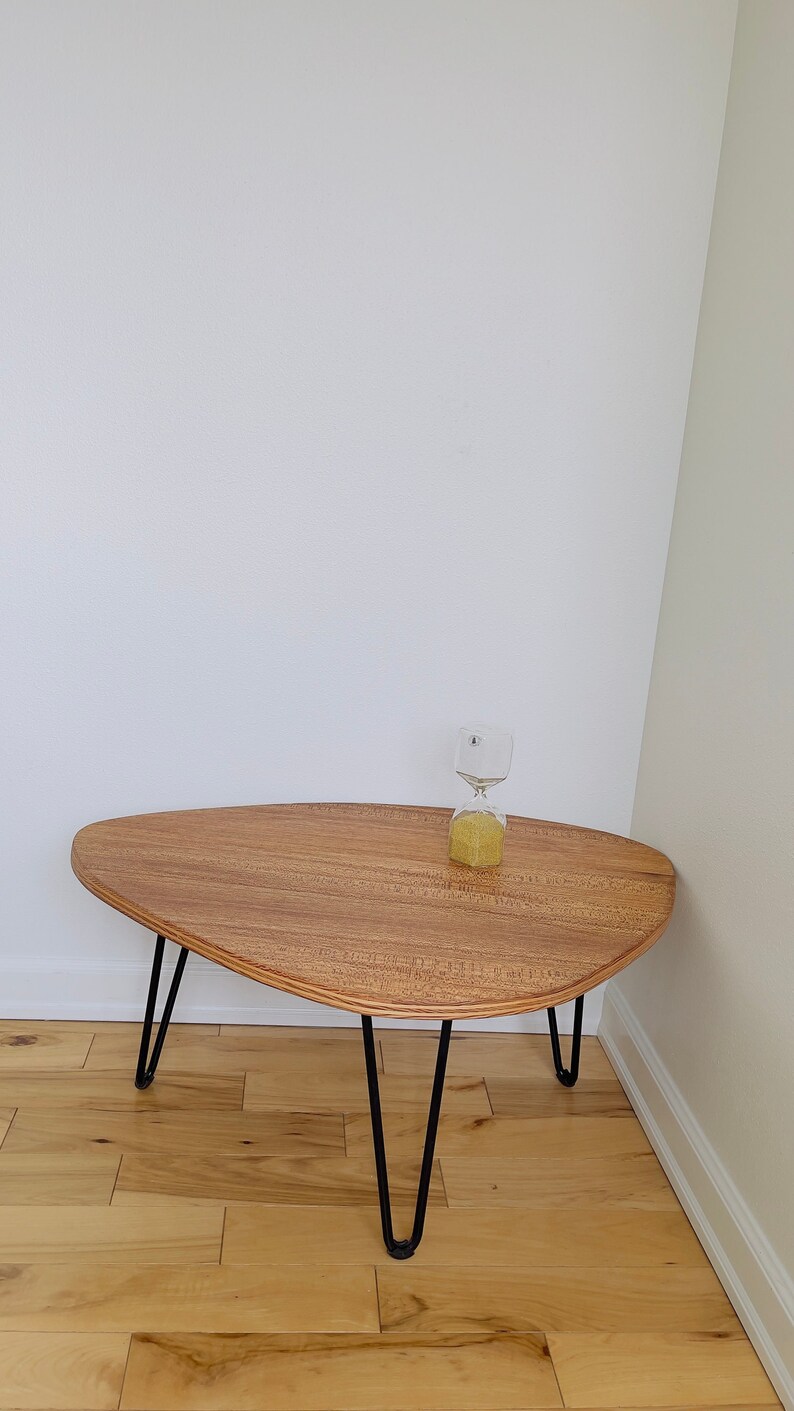 Reclaimed Wood Accent Table | Mid Century Modern | Living Room Bedroom ...