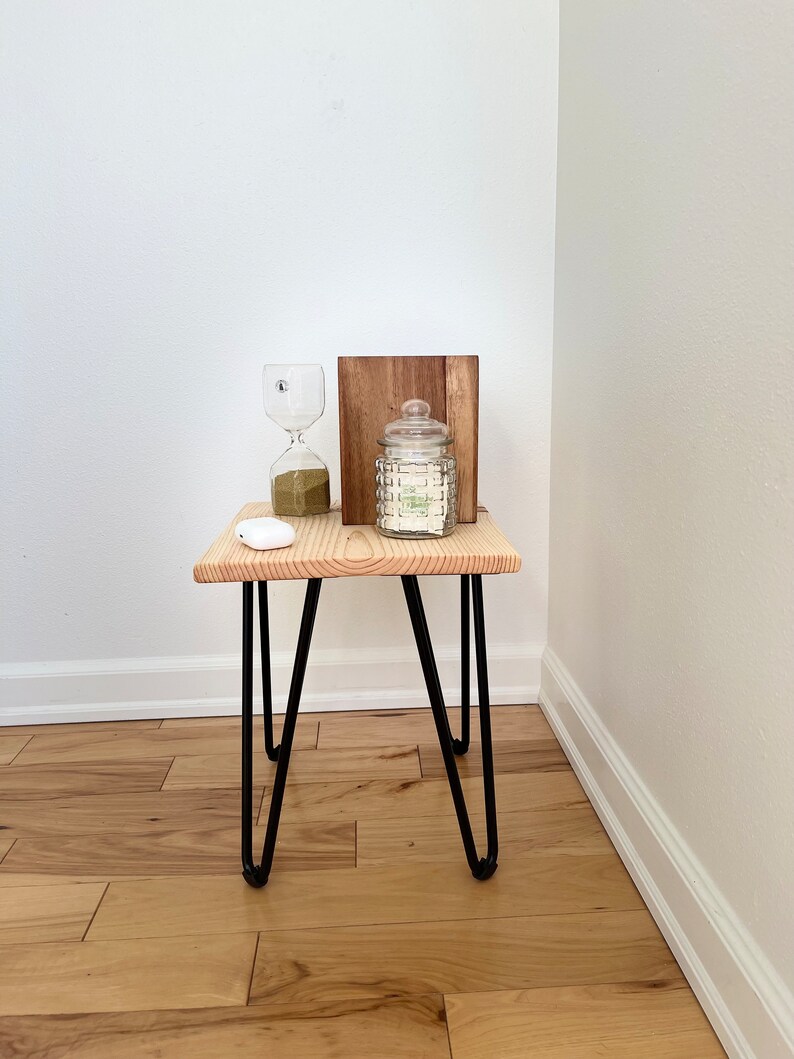Light Pine, Wood, Accent, Stand, Table - Etsy