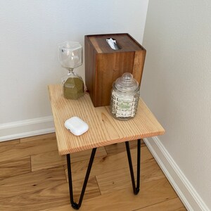 Light Pine, Wood, Accent, Stand, Table - Etsy