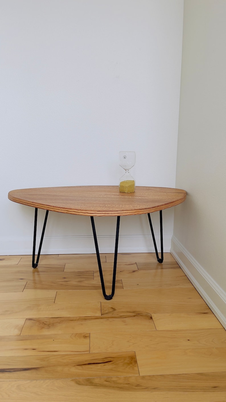 Reclaimed Wood Accent Table | Mid Century Modern | Living Room Bedroom ...