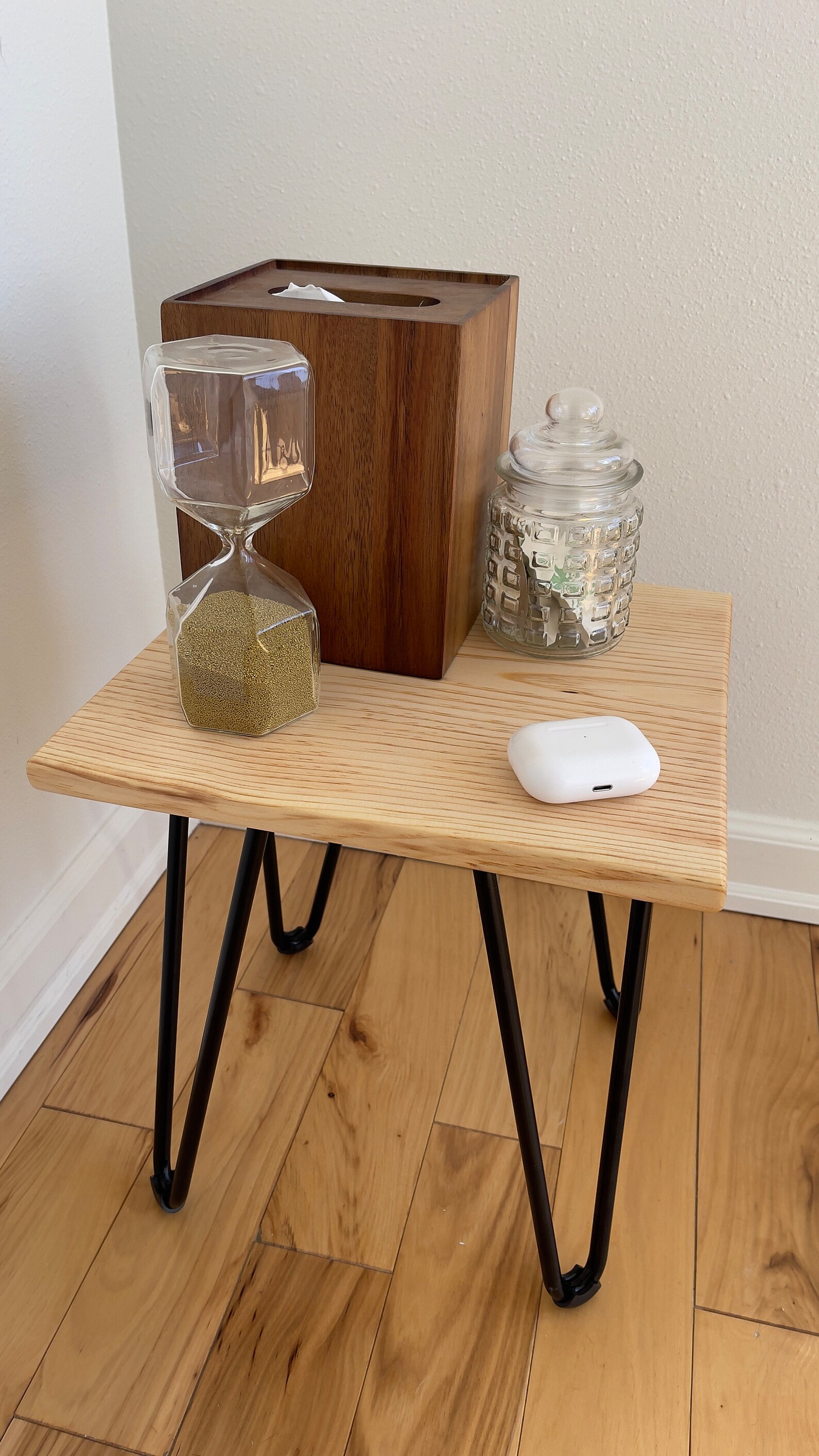 Light Pine, Wood, Accent, Stand, Table - Etsy