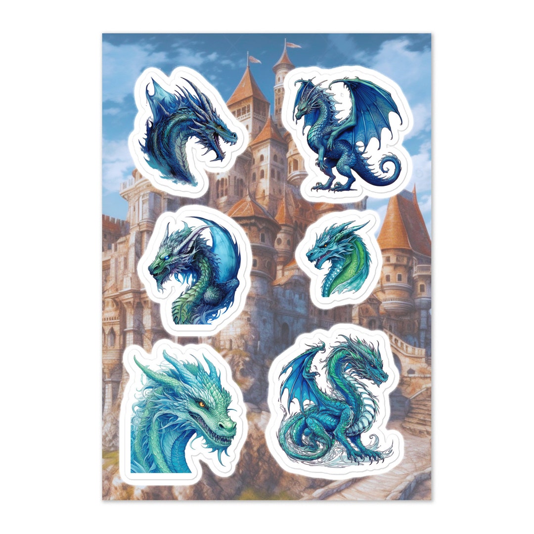 Chinese Dragon Sticker Sheet Leo Dragon Sticker Zodiac - Etsy