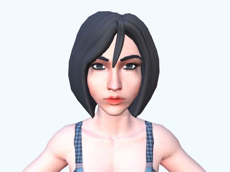 Female 3D Character Bianca Incredible Cartoon Style 3D - Etsy