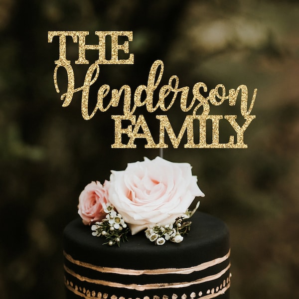 Family Cake Topper - Etsy