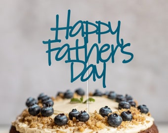 Number 1 Dad Cake Topper Dad Birthday Topper Grandfather - Etsy