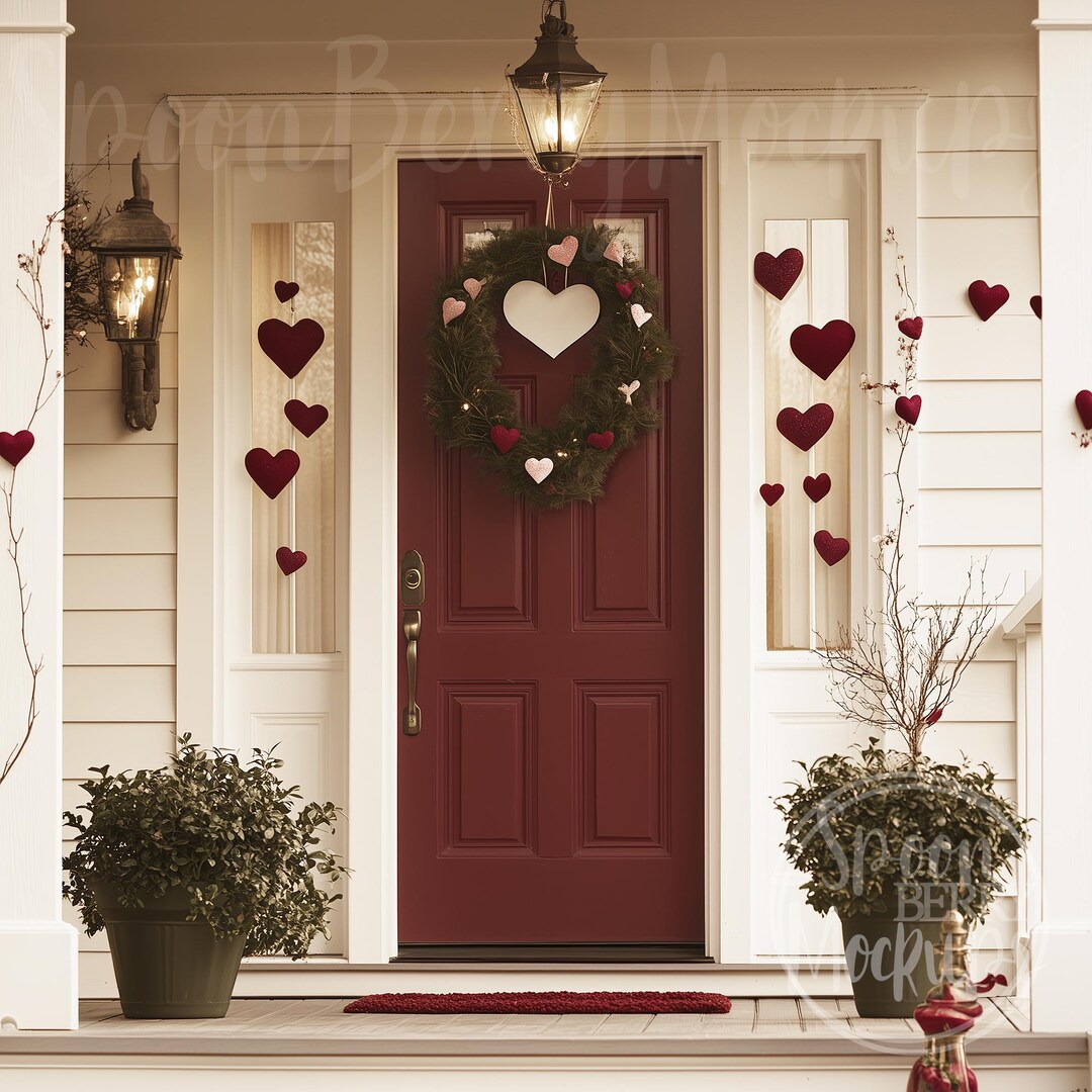Door Mockup, Product Display Sell Photo Shot, Blank Front Door Mockup ...