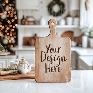 Cutting Board Mockup, Blank Wooden Charcuterie Board Mock Ups, Wood ...