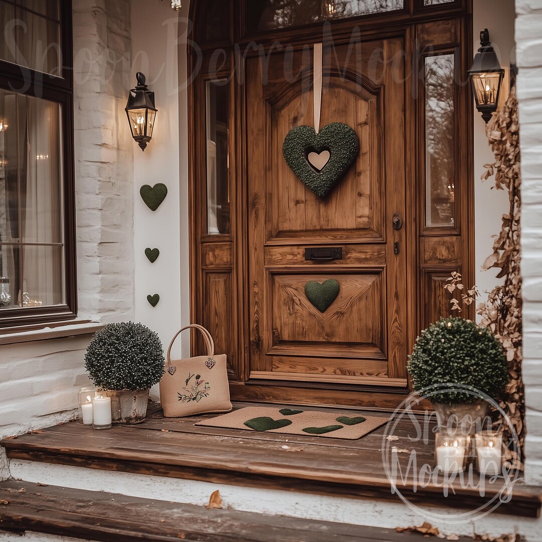 Door Mockup, Product Display Sell Photo Shot, Blank Front Door Mockup ...