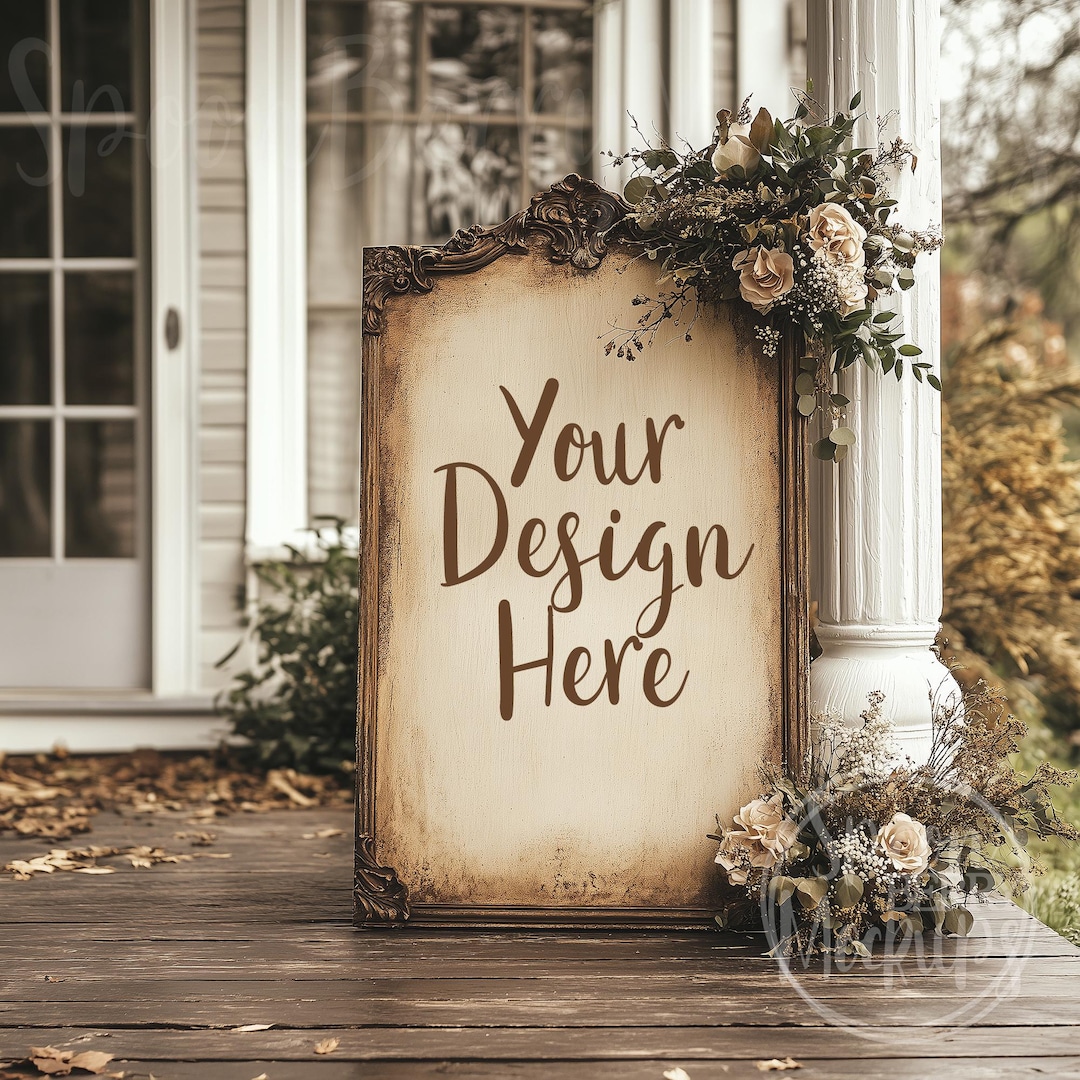Wood Sign Mockup, Blank Rustic Mock Up, Instant Digital Download ...