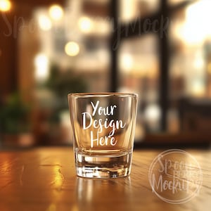 Shot Glass Mockup, Design Display Sell Photo, Tumbler Mock Up, Spirit ...