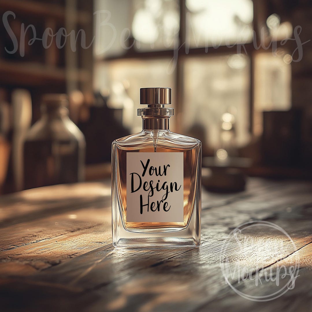 Cologne Mockup, Blank Glass Mock Up, Instant Digital Download, Template ...
