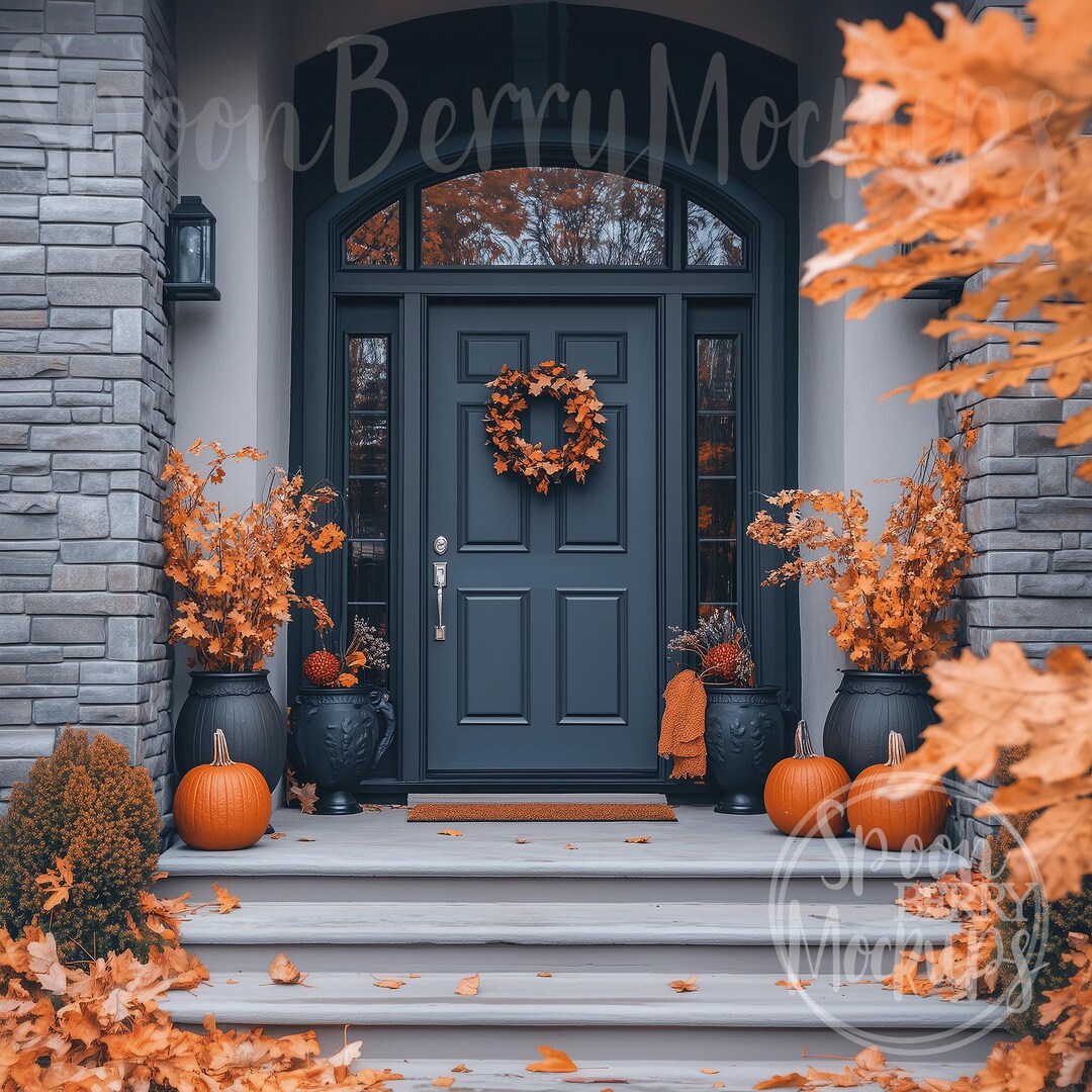 Door Mockup, Blank Front Entrance Mock Up, Instant Digital Download ...