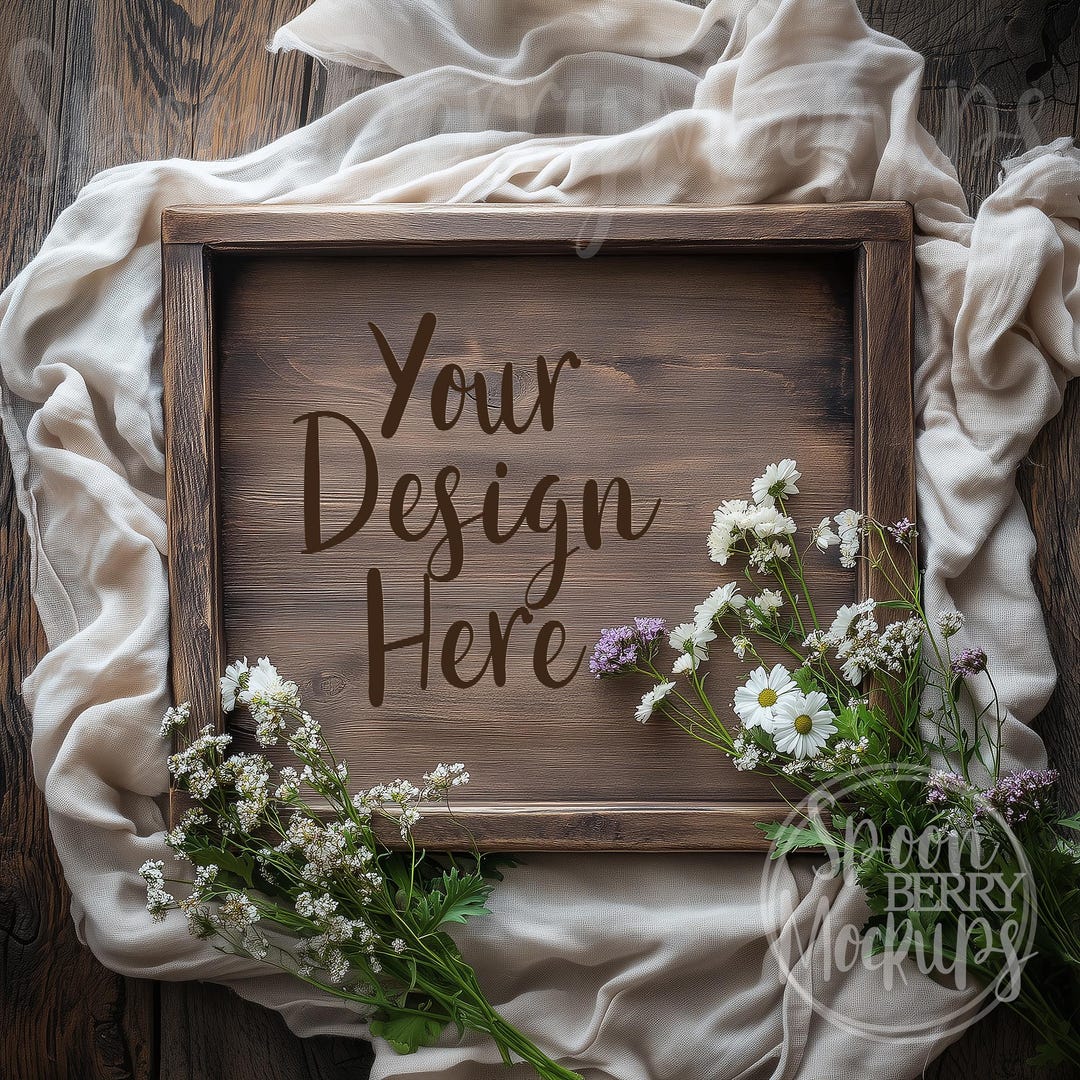 Serving Tray Mockup, Blank Wood Board Mock Up, Instant Digital Download ...