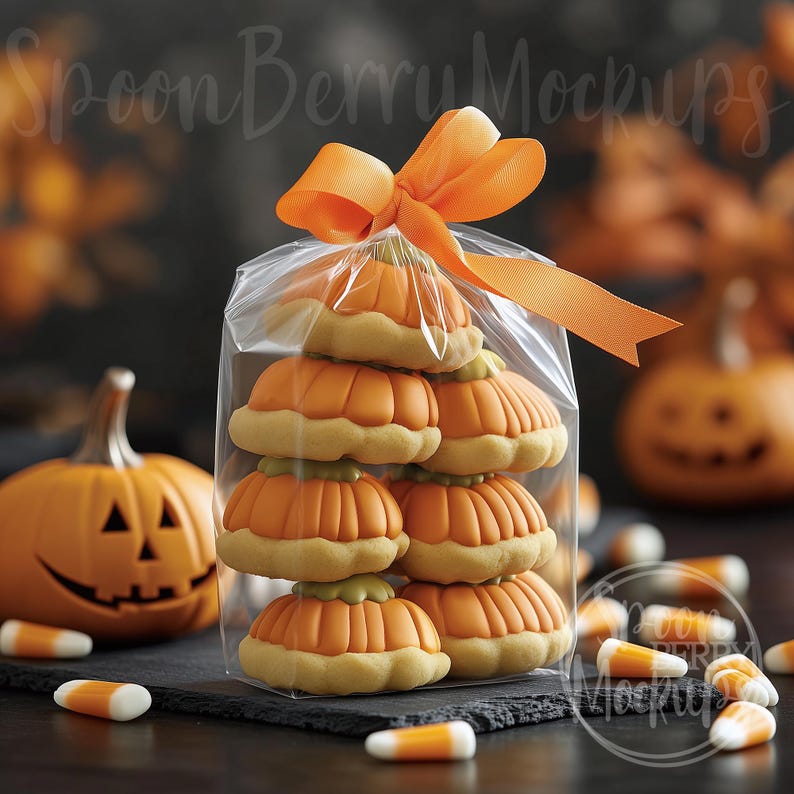 Cookie Mockup, Fall Blank Dessert Mock Up, Instant Digital Download ...