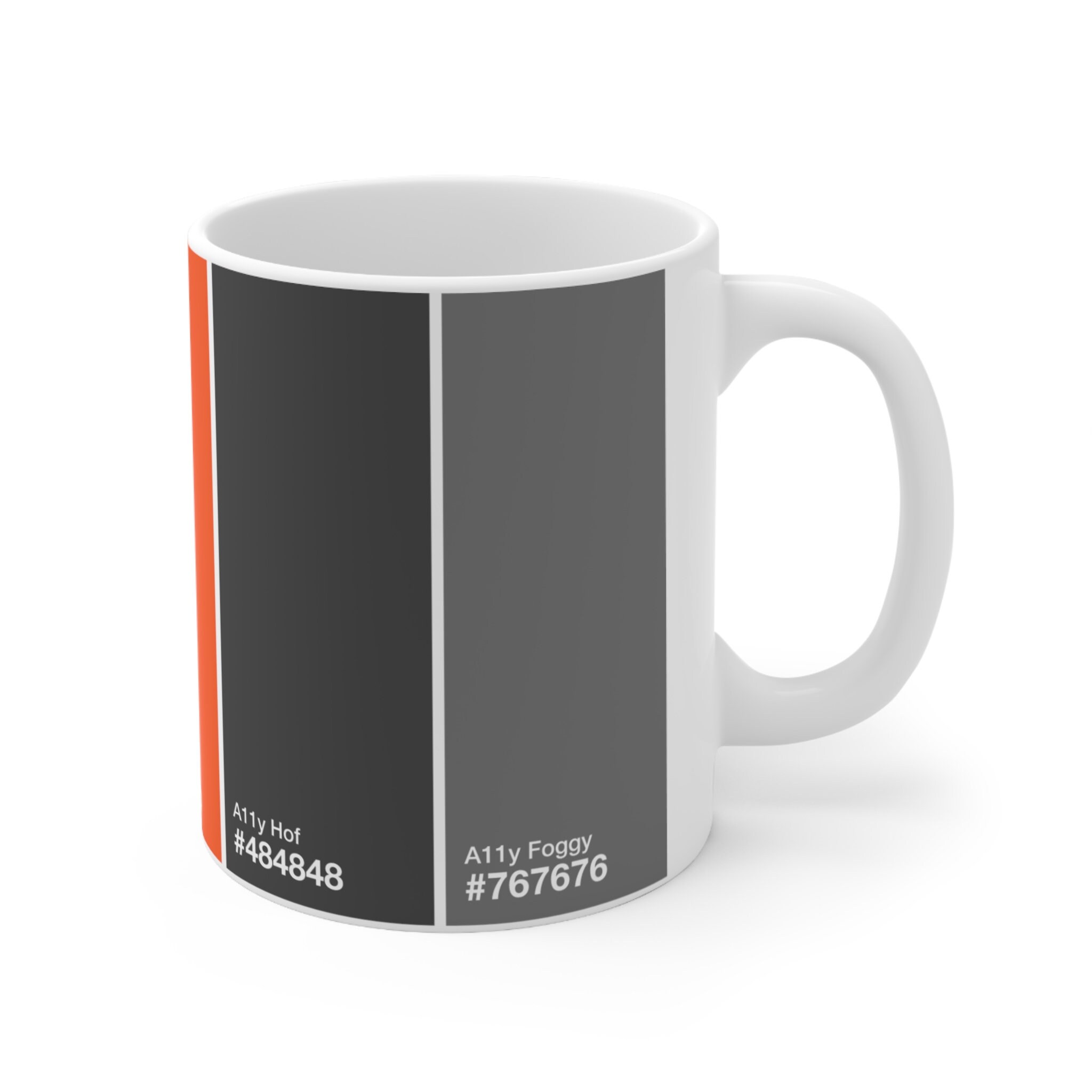 Custom HEX Palette Mug for Your Design System. Graphic Designer Gift ...
