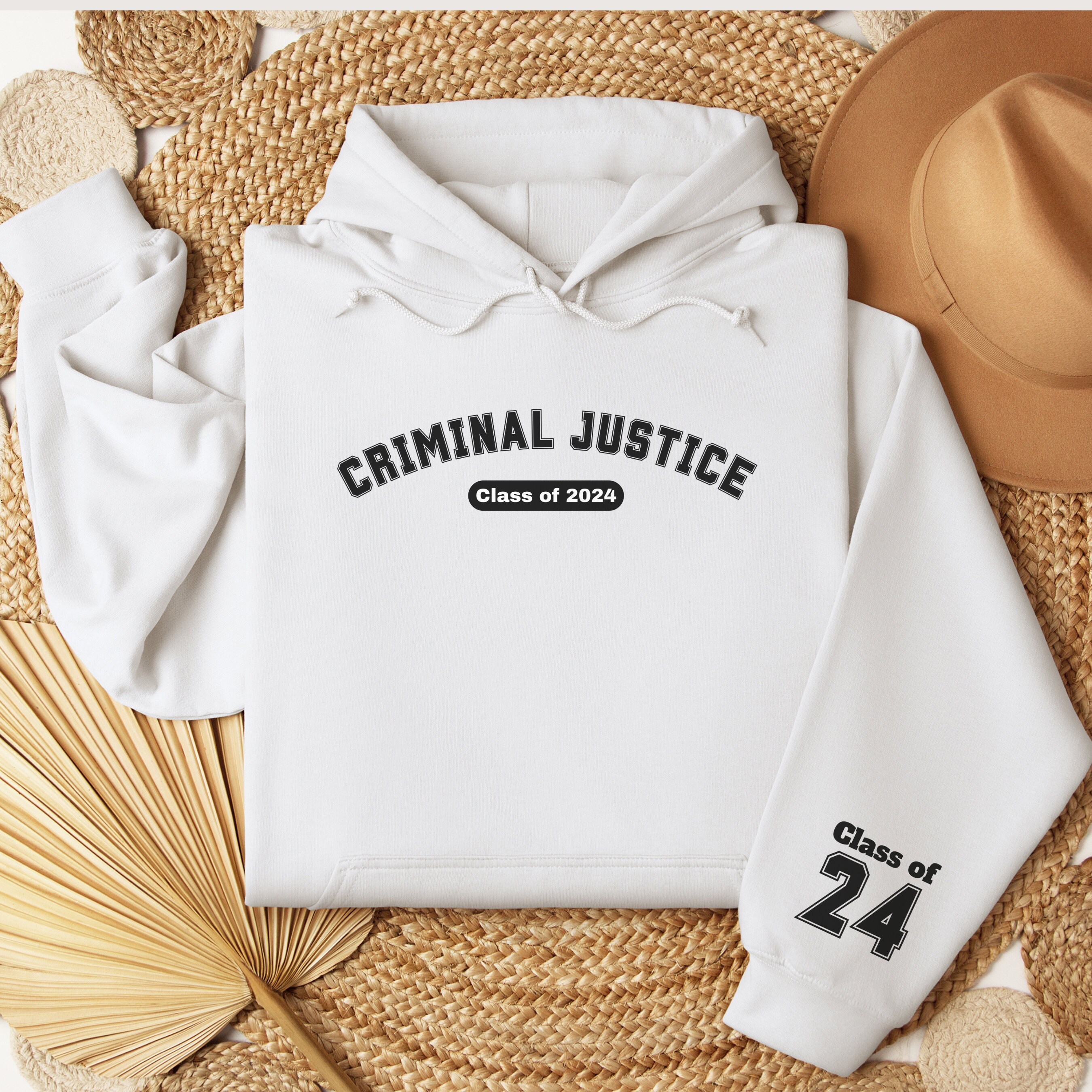 Criminal Justice Major Class of 2024 Unisex Hoodie, Graduation Gift for ...