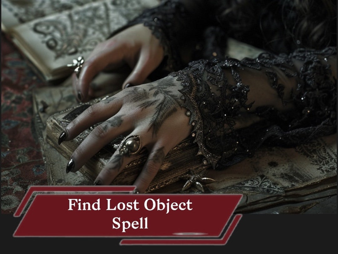 Find Lost Object Spell - Item Finder Spell - Etsy