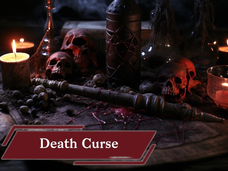 Death Curse Black Magic Revenge - Etsy 日本