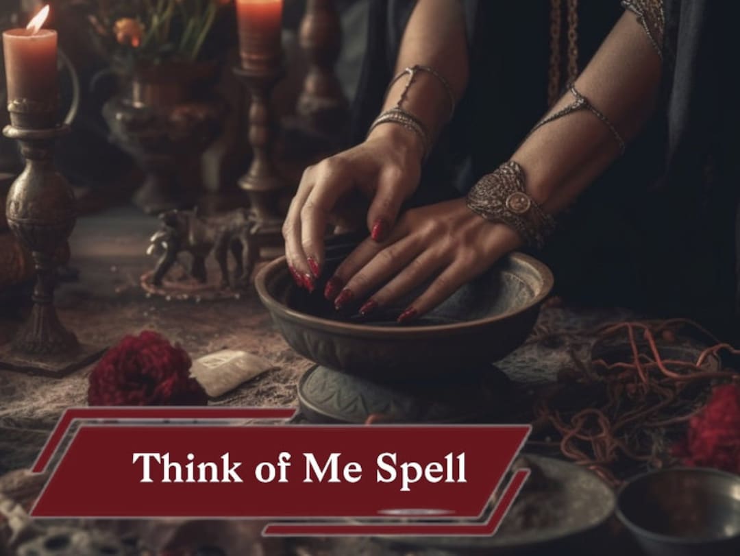 Custom Think of Me Spell - Etsy