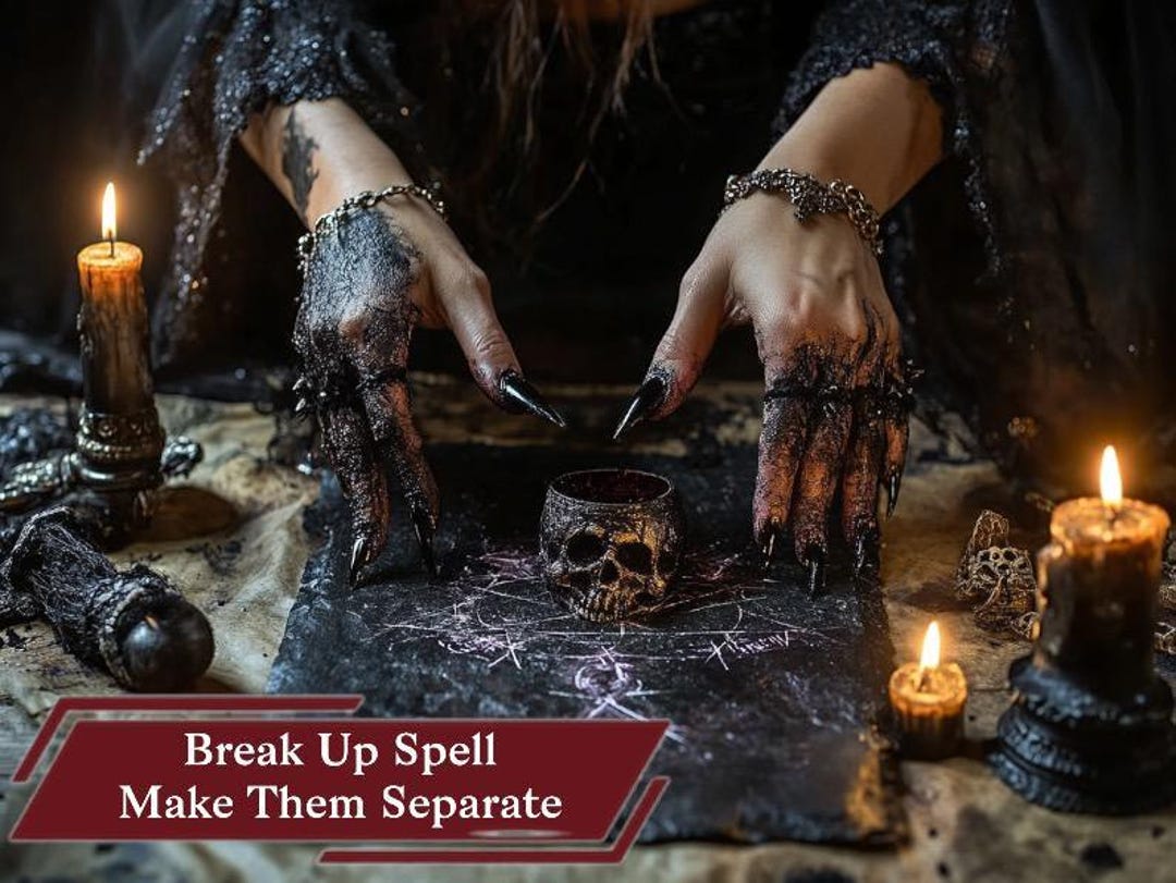Break up Spell Separation Spell Break Them up Forever Black Magic - Etsy