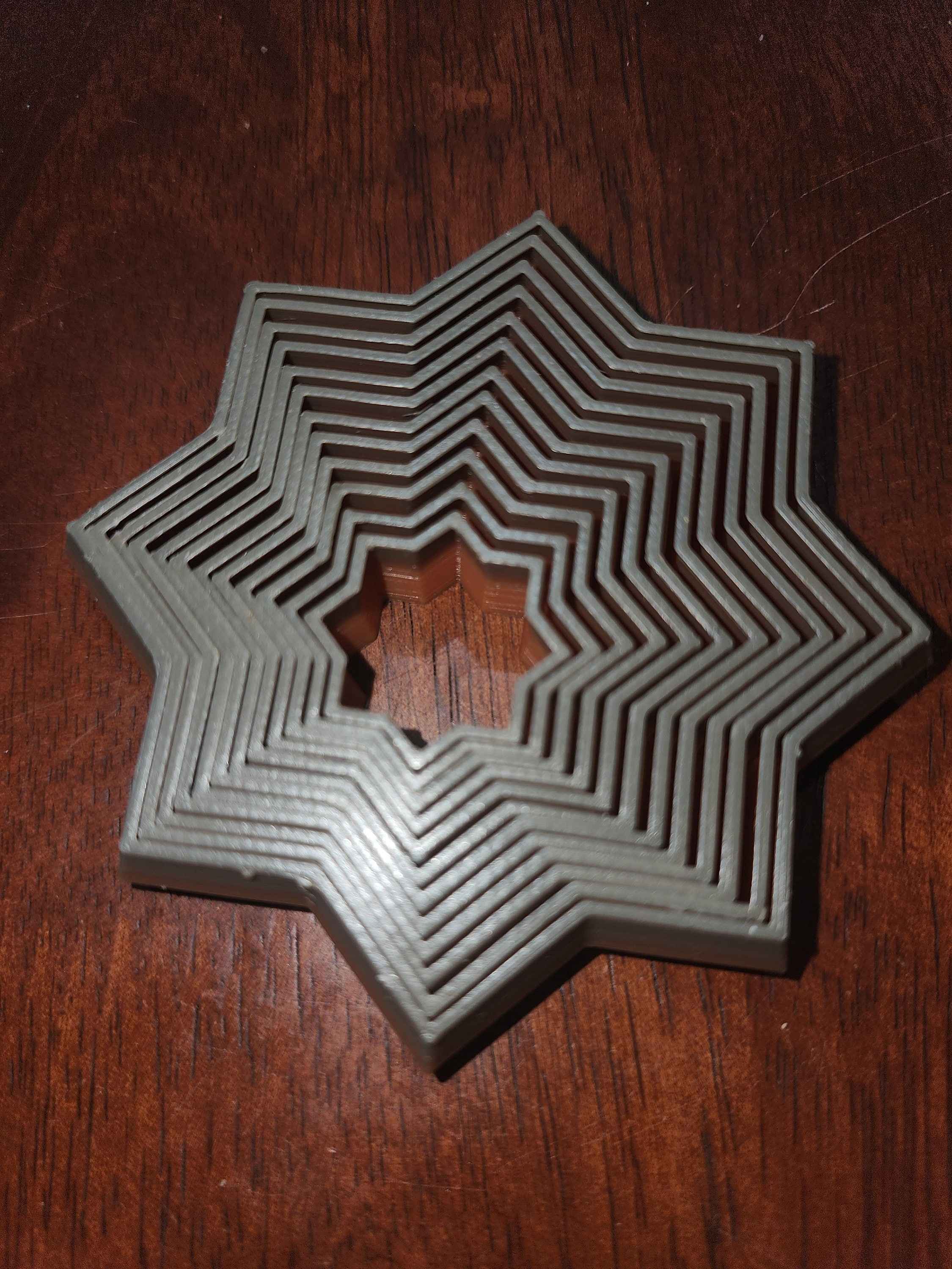 Rainbow 3D Printed Fidget Star - Etsy