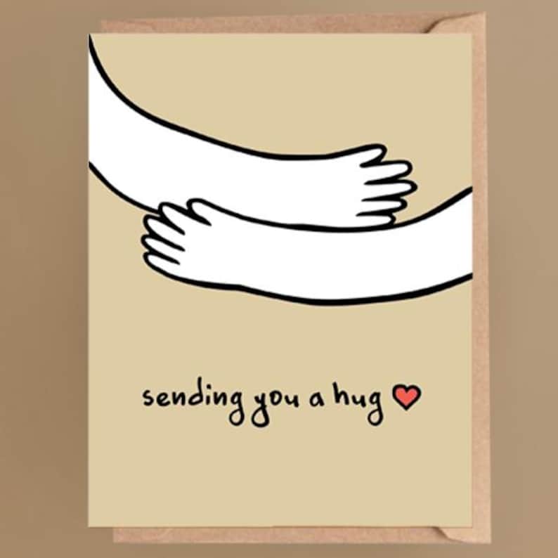 Sending You A Hug Sympathy, Encouragement, Friendship, Thinking of You ...