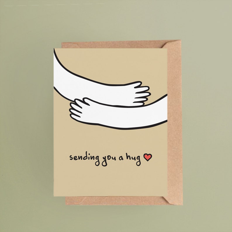 Sending You A Hug Sympathy, Encouragement, Friendship, Thinking of You ...