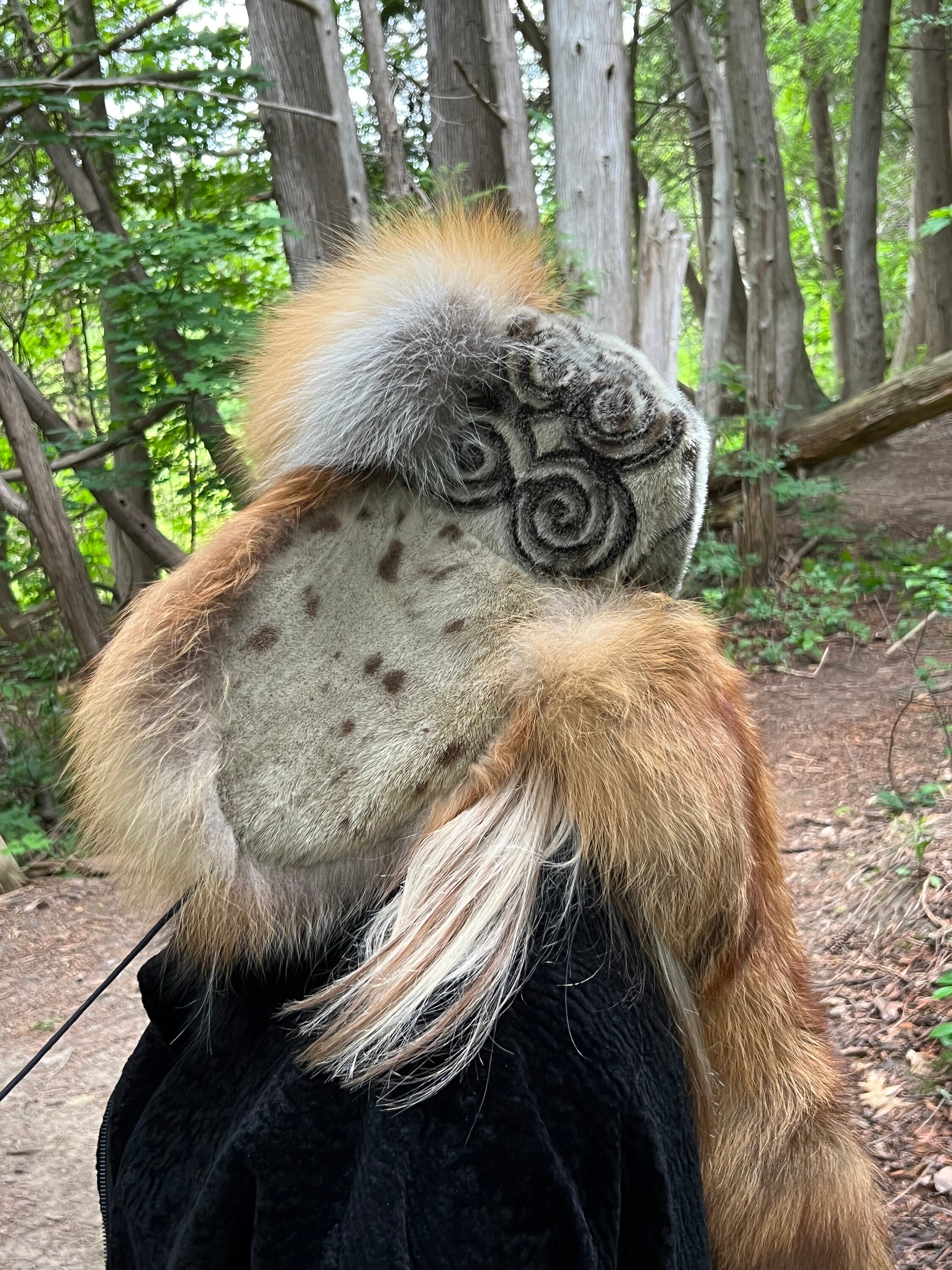 Exclusive Hat Made of Natural Seal and Fox Fur - Etsy