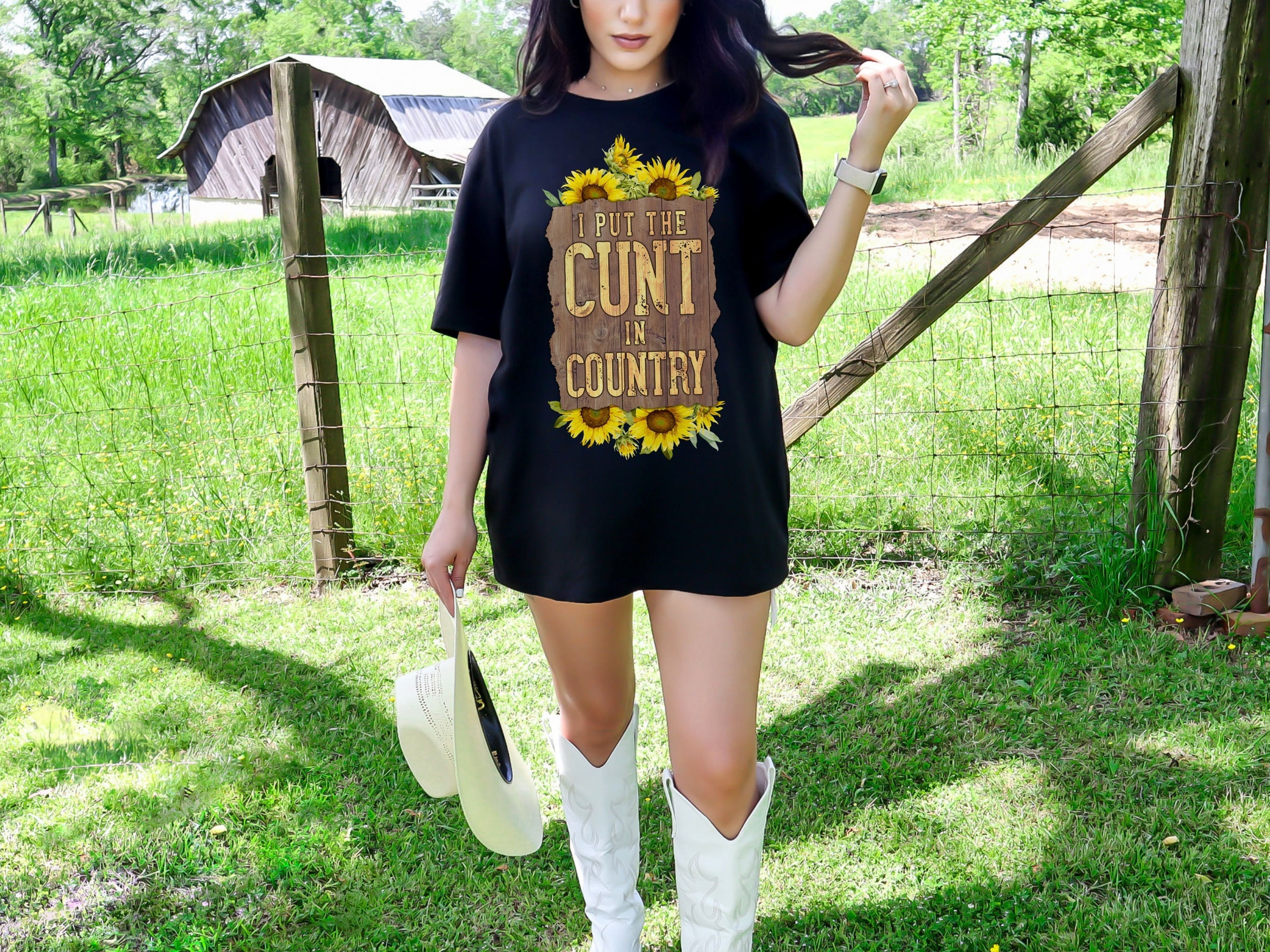Country Cunt Shirt Soft and Vibrant Country Shirt Offensive Shirt Funny ...