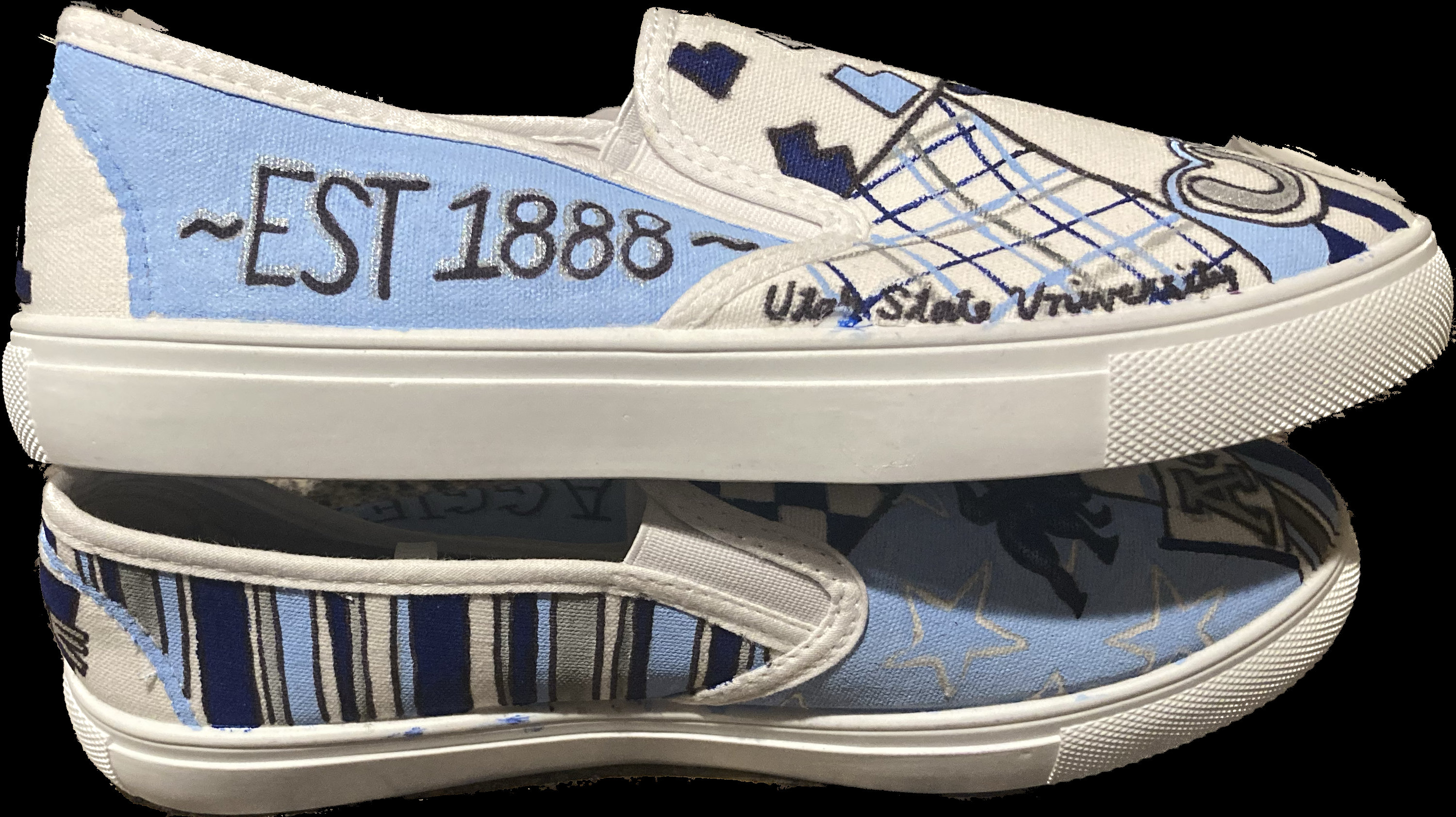 Hand Painted School Spirit Shoes - Etsy