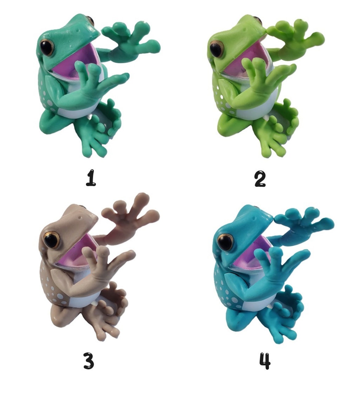 White's Tree Frog All 4 Types Capsule Toy Gacha Gashapon Japan ...