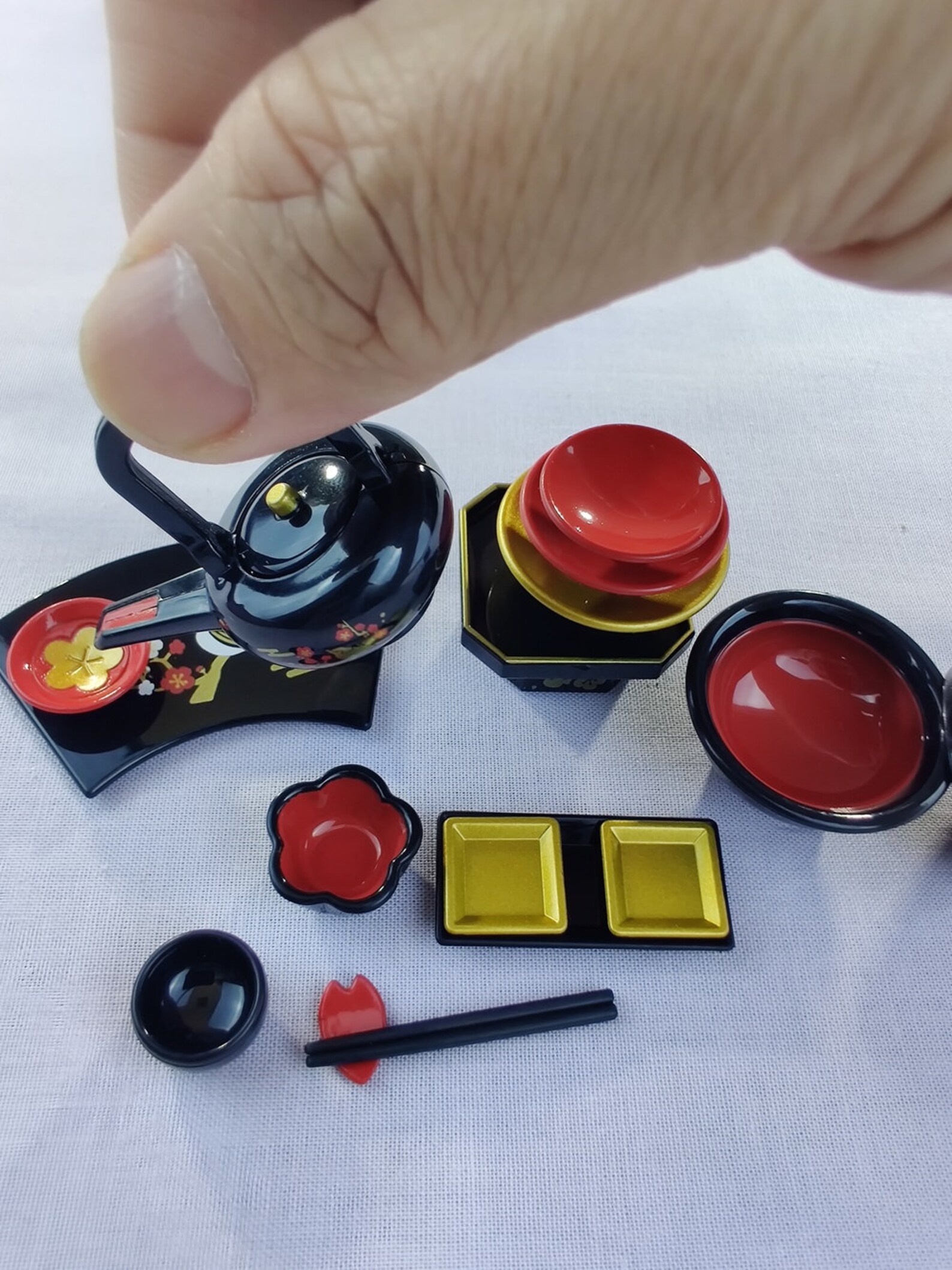 Japanese Tableware Ume to Uguisu All 4 Types Capsule Toy Gacha Gashapon ...