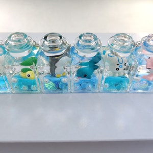 My Bottle Aquarium Keychain All 6 Types Capsule Toy Gacha Gashapon ...