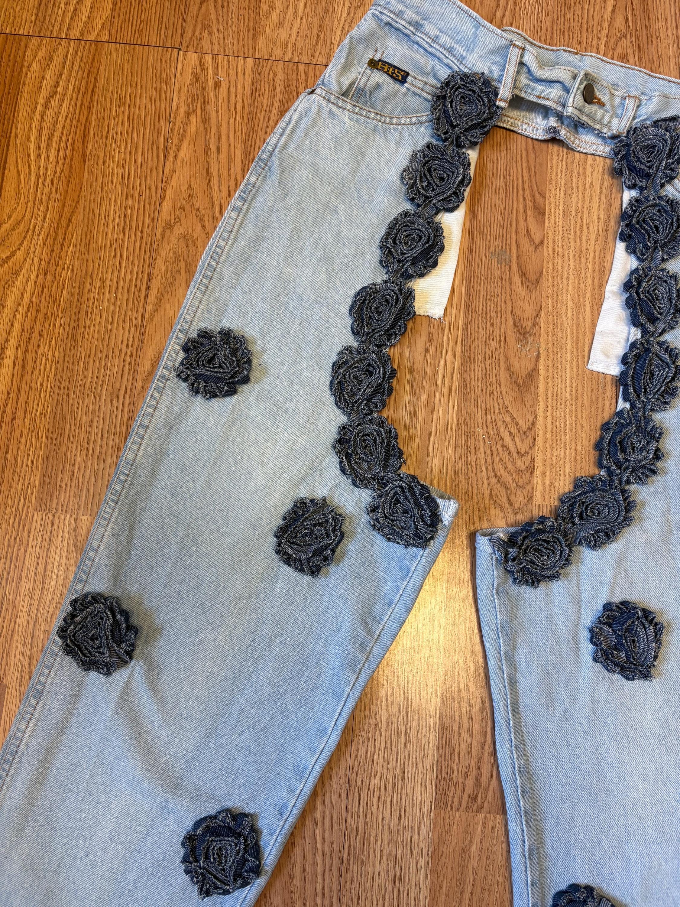 Women’s Denim Chaps, Reworked Jeans, Womens Denim Pants, Cowboy ...