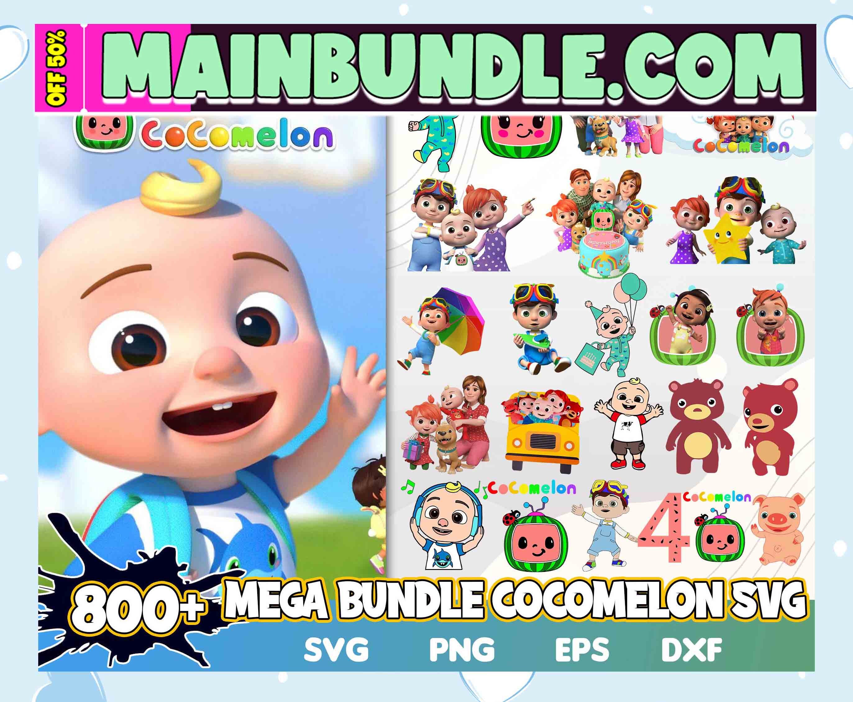Cocomelon 800 SVG Bundle Svg Files Svg for Cricut Svg for - Etsy
