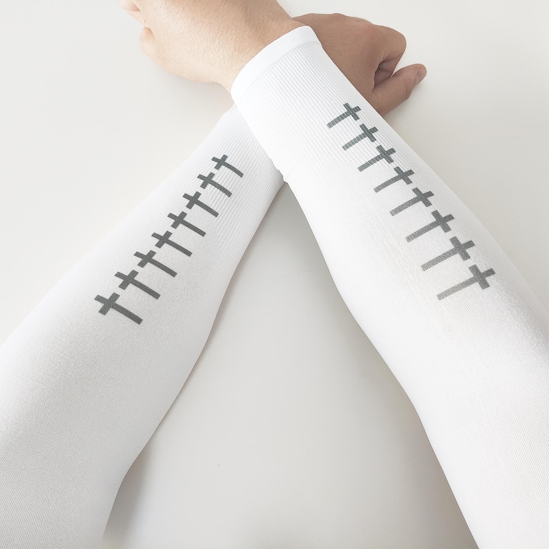 Christian Cross Arm Sleeves: UPF 50 Sun Protection Cooling Sleeves - Etsy
