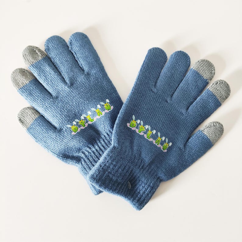 Custom Gloves With Name for Adults Personalized Children Gloves Kids ...