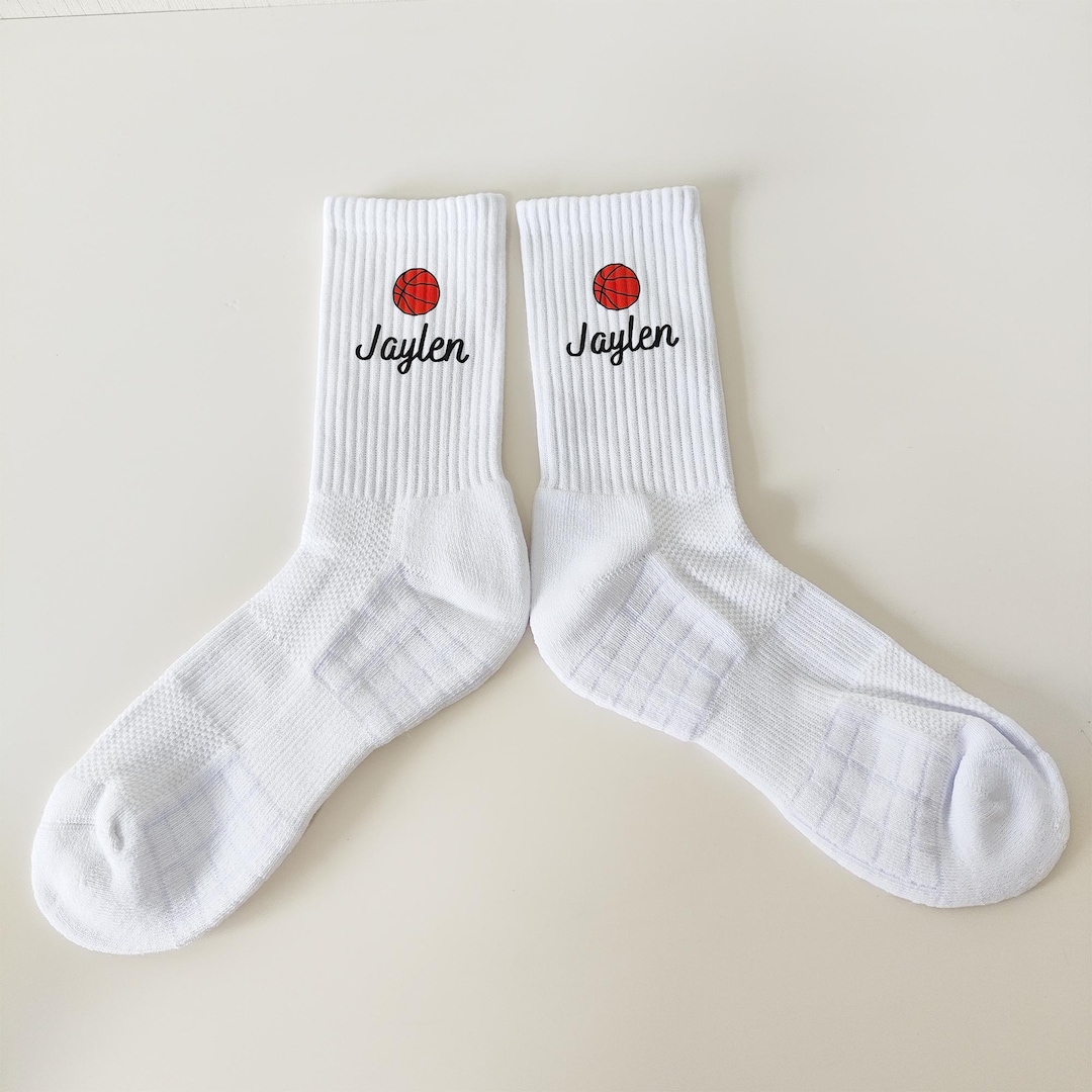 Custom Sports Socks Personalized Basketball Socks With Name Team Gifts ...