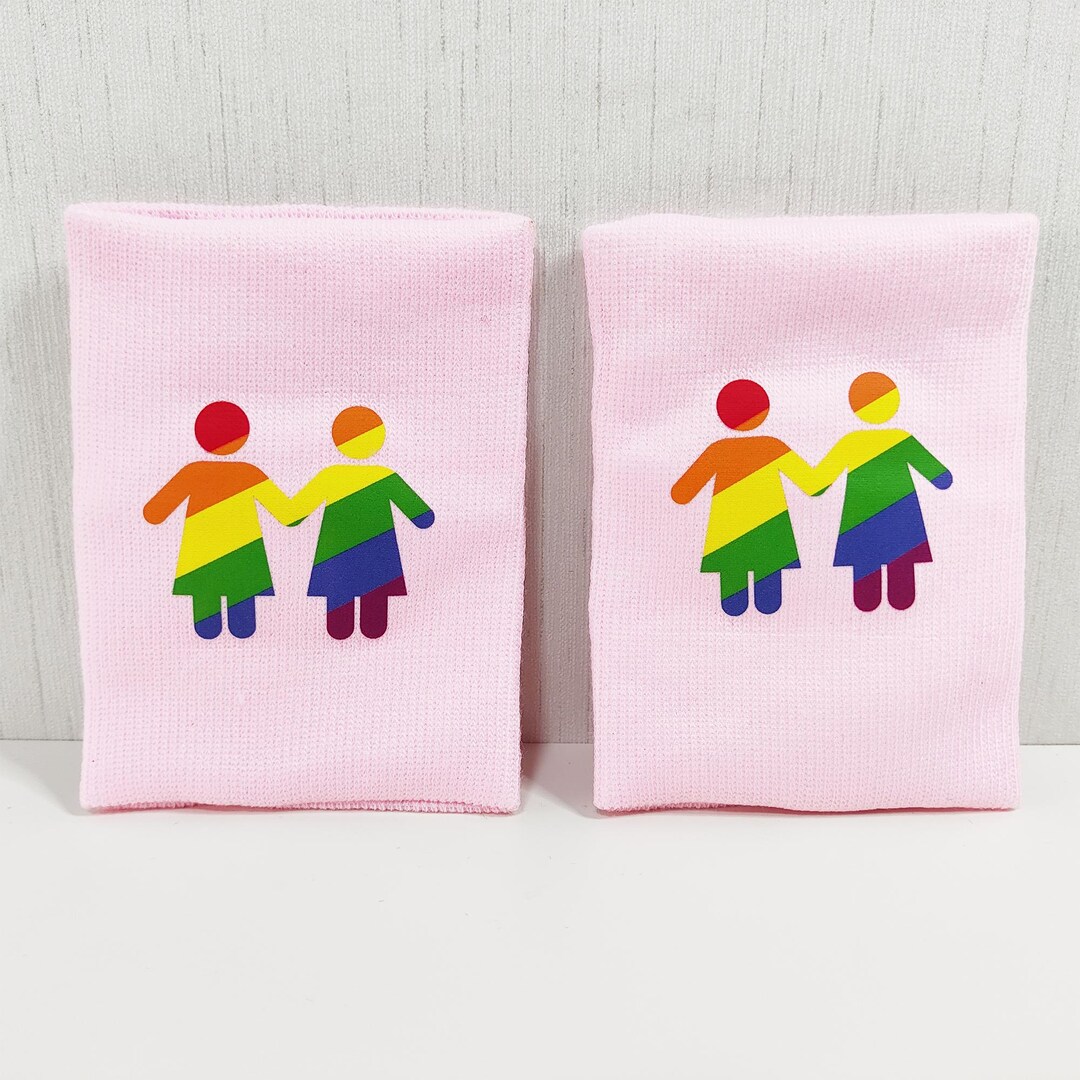 LGBTQ Sports Wristbands Sweatbands Pride LGBTQ Sports Sweatbands ...
